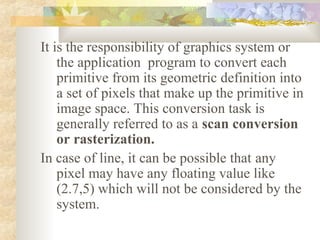 Intro to scan conversion | PPT