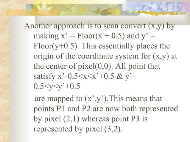 Intro to scan conversion | PPT