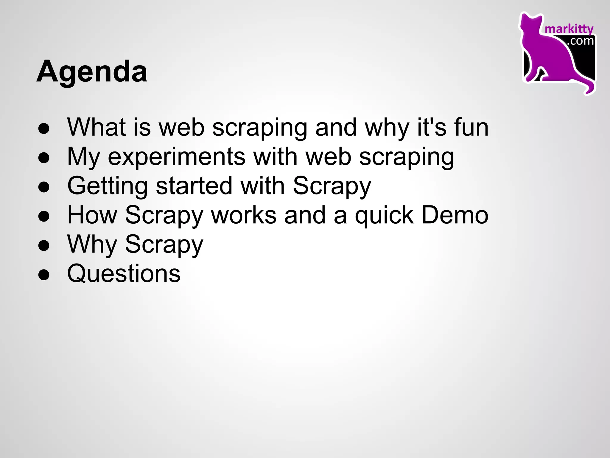 Getting started with Scrapy in Python | PDF