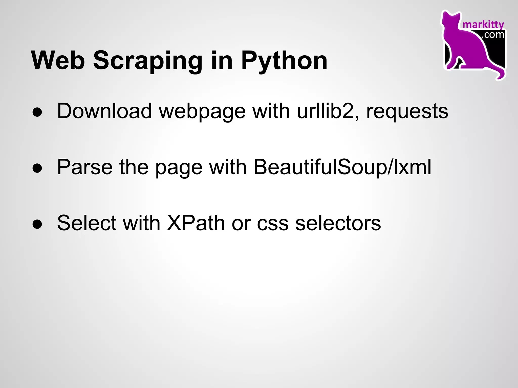 Getting started with Scrapy in Python | PDF