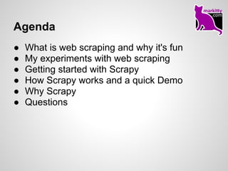 Getting started with Scrapy in Python | PDF