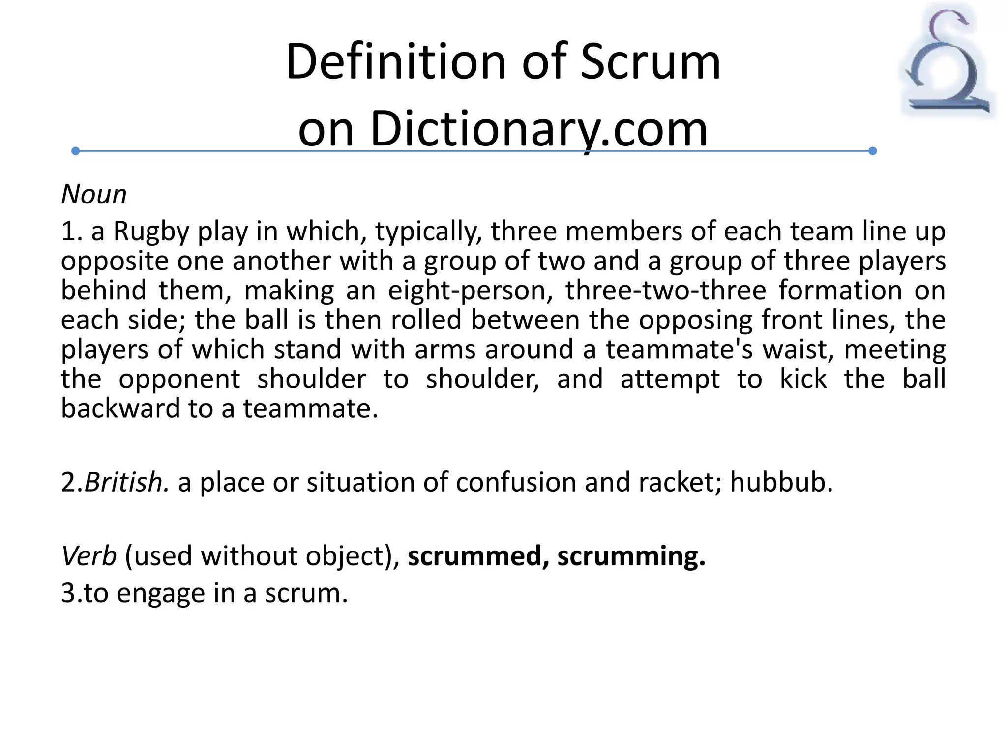 Intro to Scrum for Software Development Team | PPTX