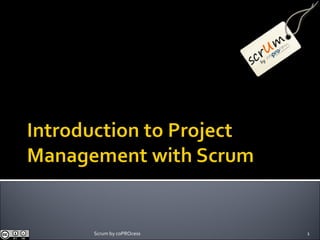 Introduction to Project Management with Scrum | PPT