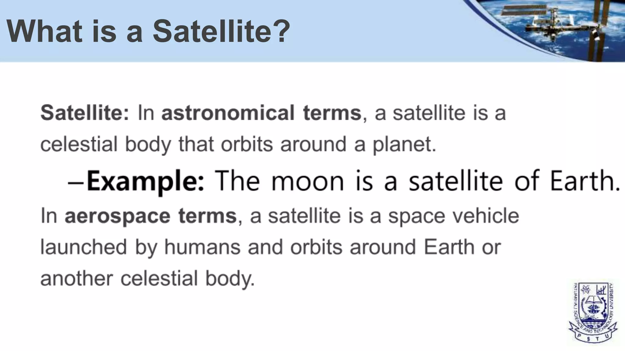 Introduction to Satellite Communication System | PPTX