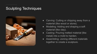 Presentation for the Introduction to Sculpture for Middle School | PPTX