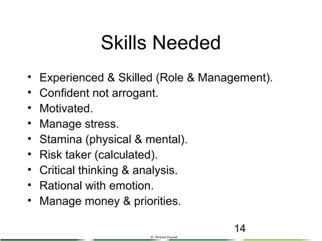 Intro to self employment 101 | PPT