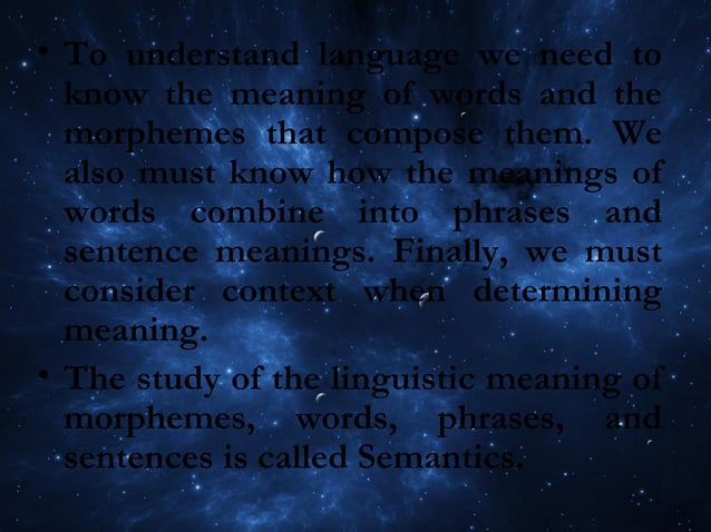 INTRODUCTION TO SEMANTIC | PPT