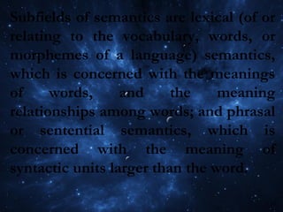 INTRODUCTION TO SEMANTIC | PPT