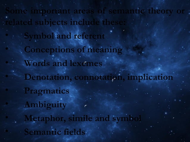 INTRODUCTION TO SEMANTIC | PPT