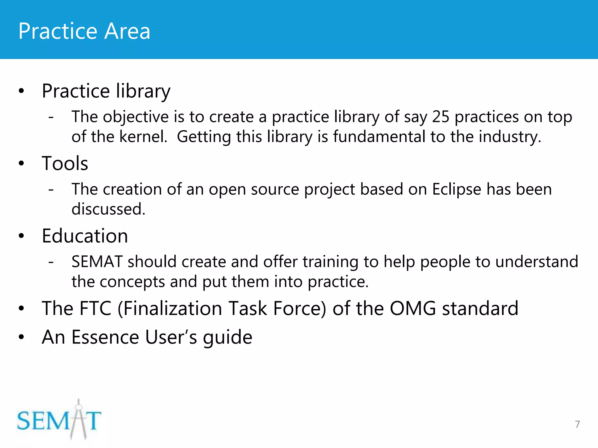 Introduction to SEMAT | PPTX