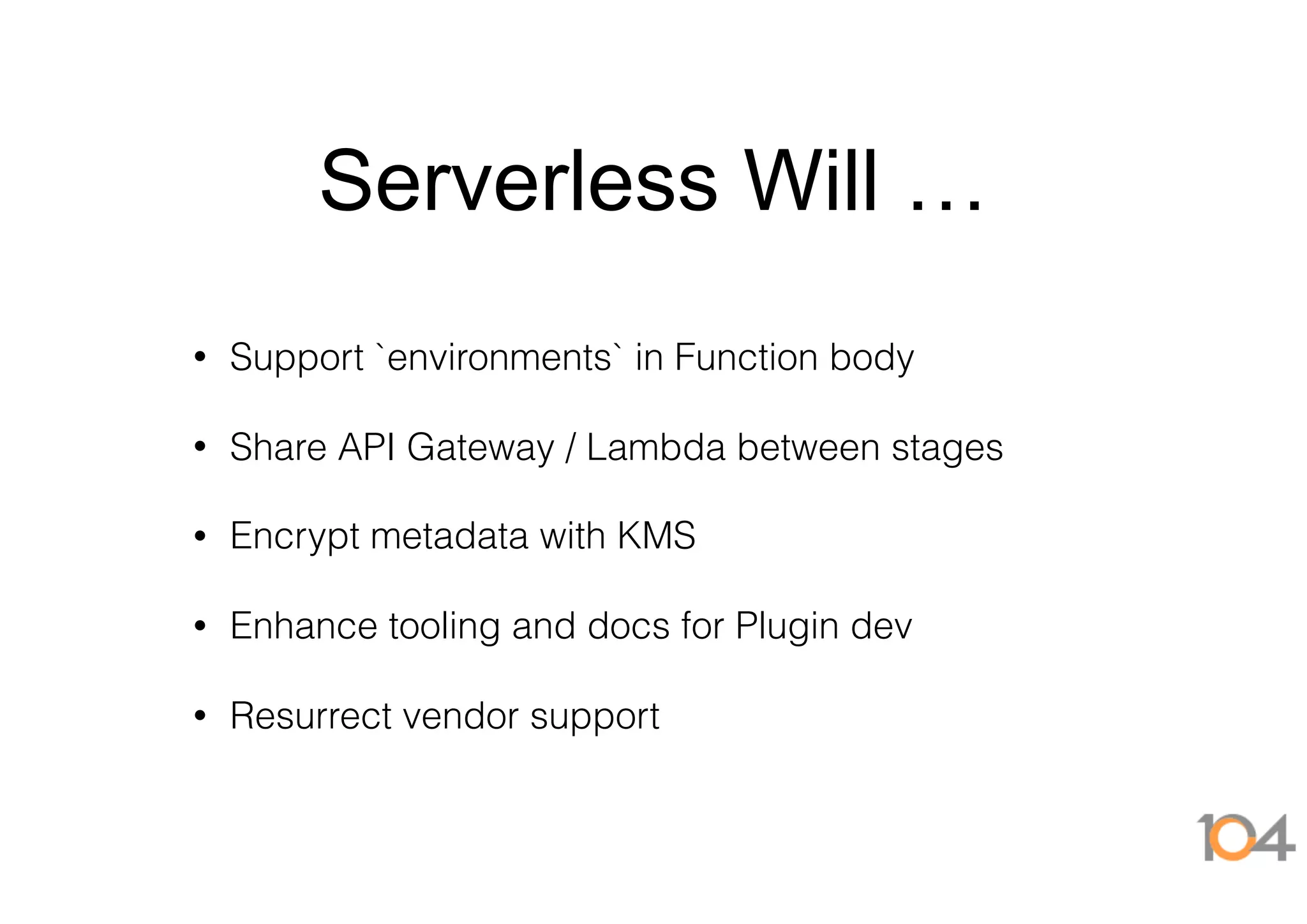 Intro to Serverless | PPT