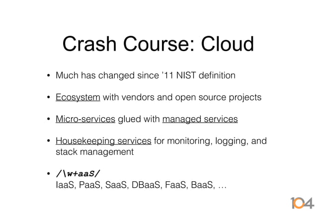 Intro to Serverless | PPT