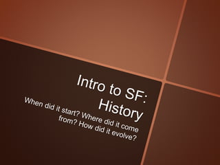 Intro to sf | PPT