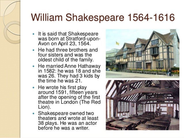 Introduction to William Shakespeare