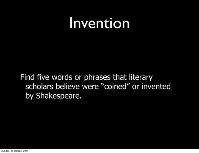 Intro to Shakespeare | PPT