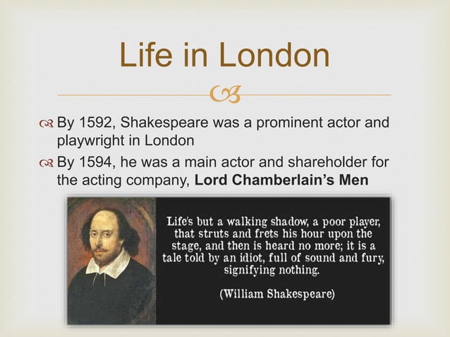 Intro to Shakespeare | PPT