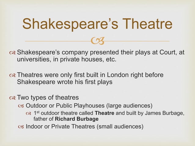 Intro to Shakespeare | PPT