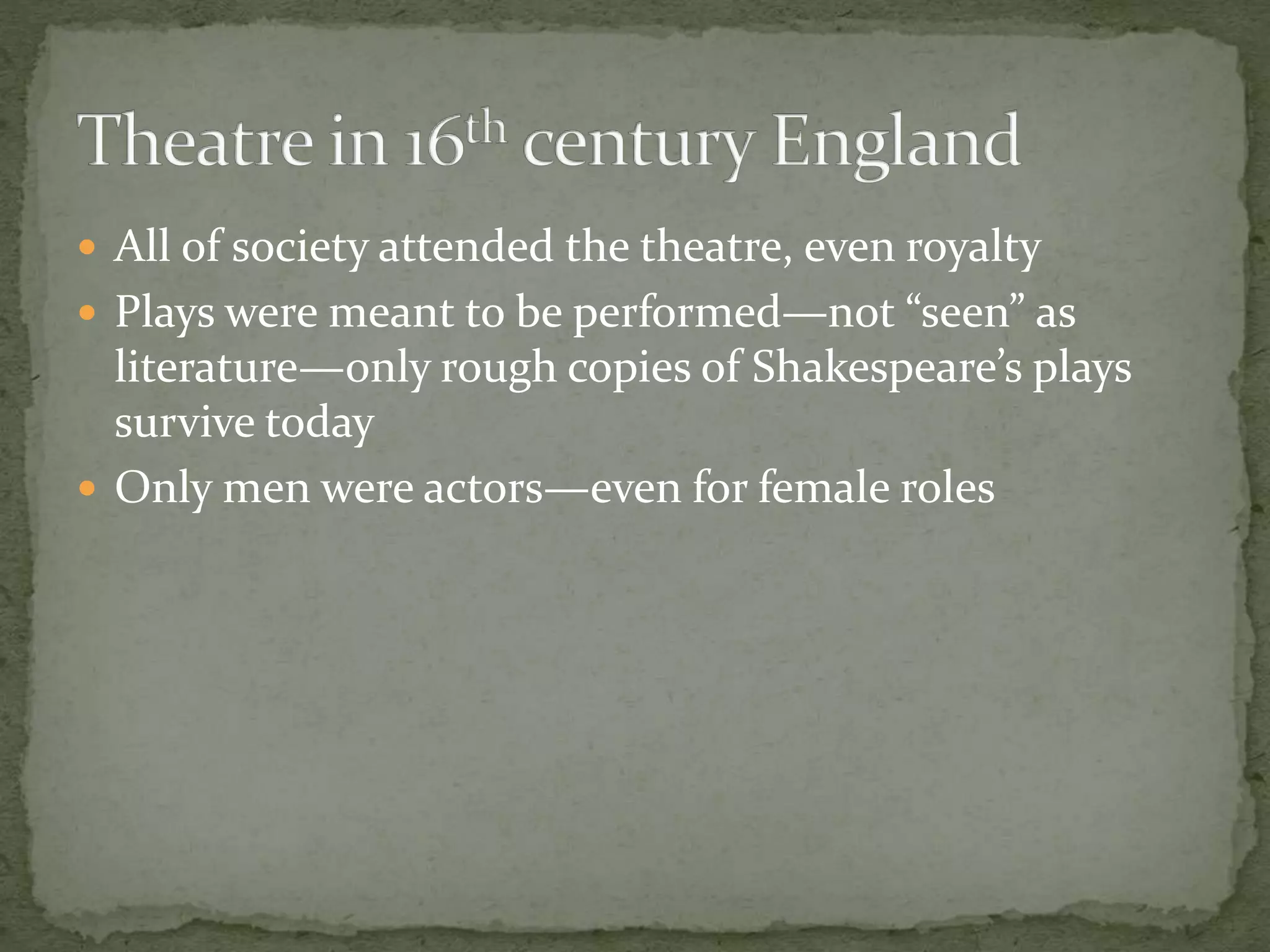 Intro to shakespeare and julius caesar | PPTX