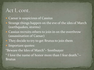 Intro to shakespeare and julius caesar | PPTX