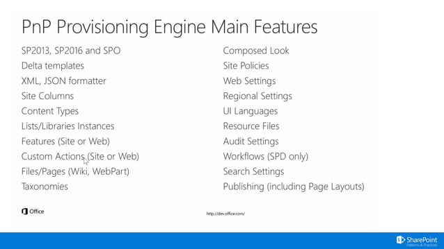 Introduction to SharePoint Patterns and Practices (PnP) | PPT
