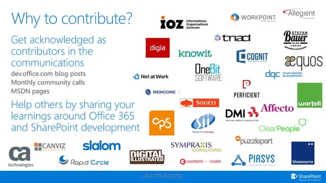 Introduction To Sharepoint Patterns And Practices Pnp Ppt