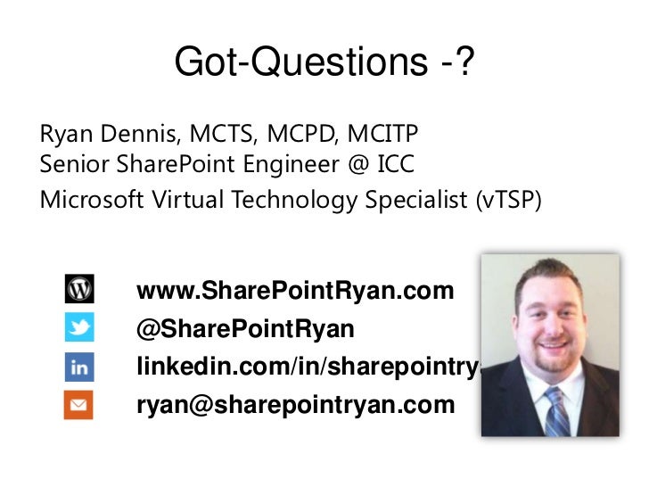 Intro to SharePoint + PowerShell