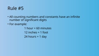 Introduction to Sinificant figures and how to perform operations using ...