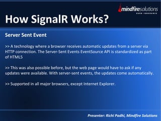 Intro to signalR | PPT