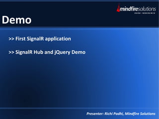 Intro to signalR | PPT