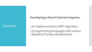 Intro to Smart Contracts | PPT