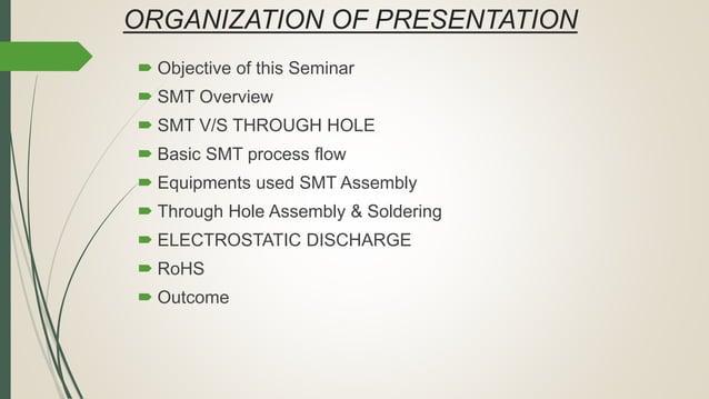 Introduction to Surface Mount Technology | PPTX