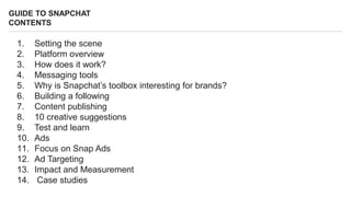 Introduction to Snapchat for Brands | PPT