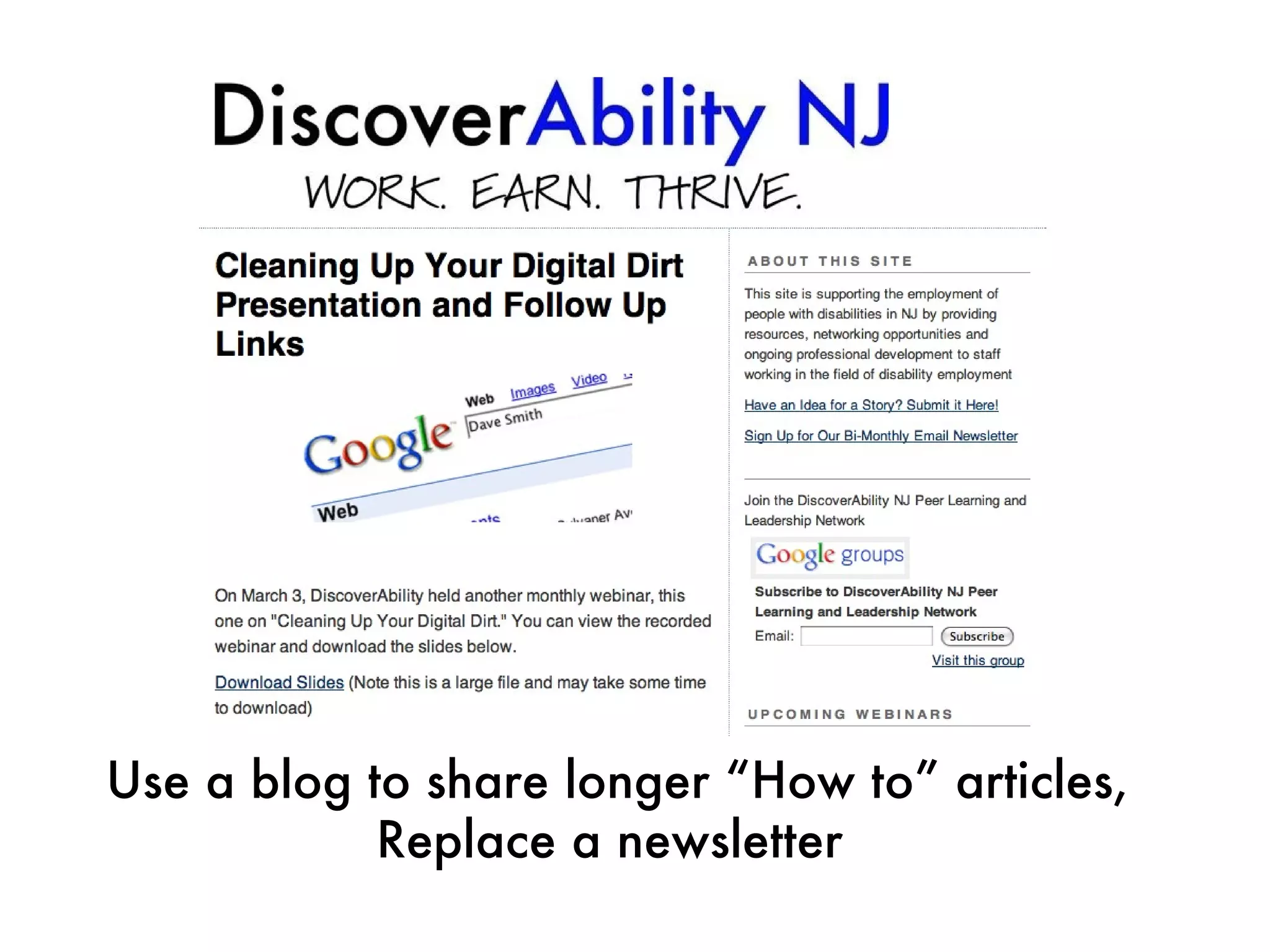 Introduction to Social Media for Boggs Center | PPT