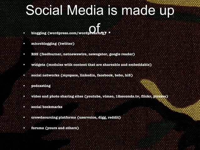 Intro To Social Media Slideshow | PPT