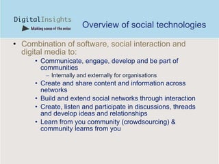 Introduction to Social Media Technologies | PPT
