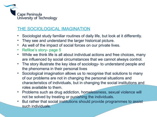Intro to sociology | PPT