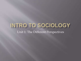 Intro to sociology/Functionalism | PPTX