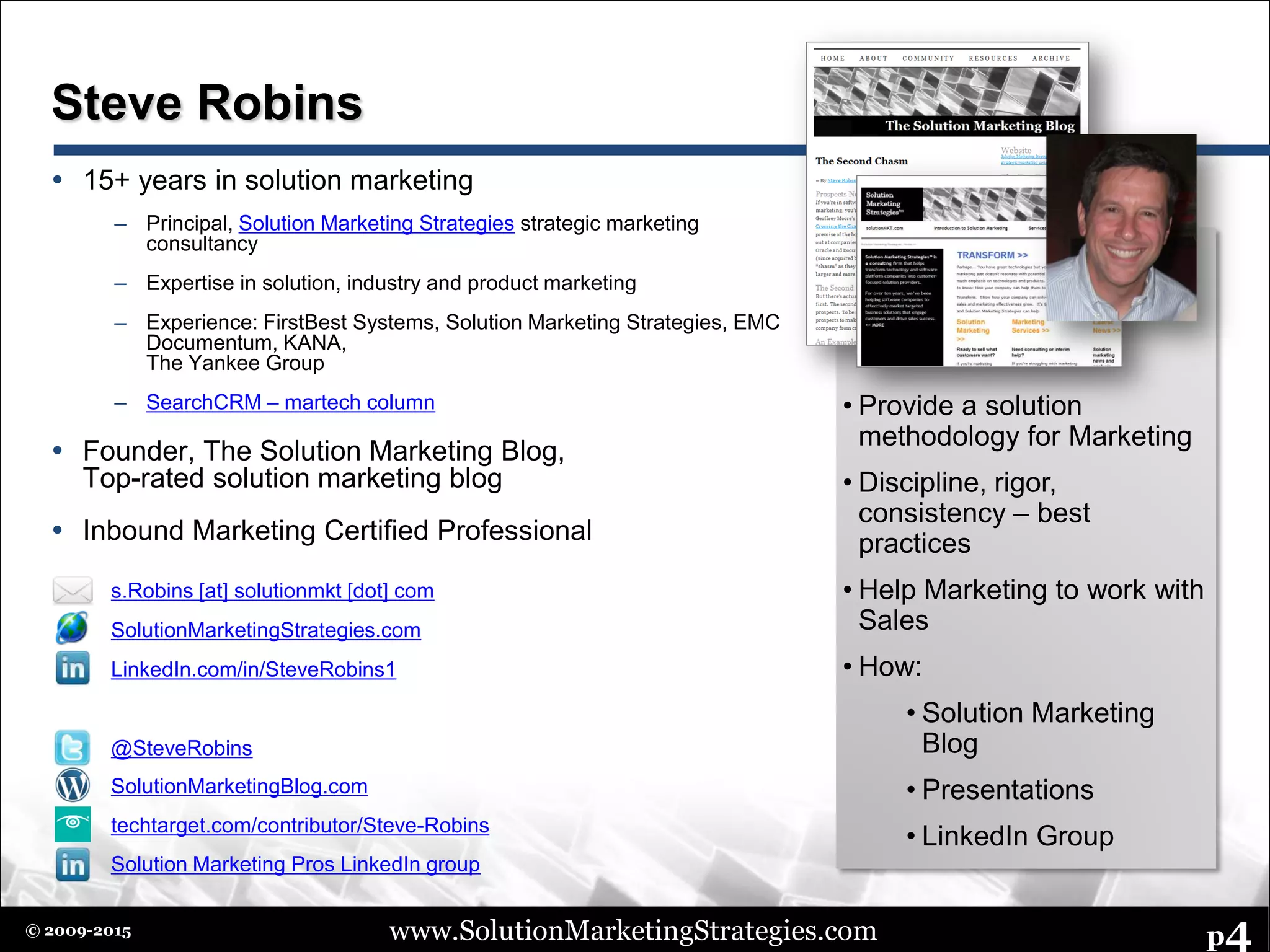 Introduction to Solution Marketing at ProductCamp Connecticut | PPT