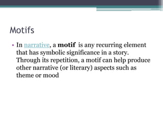 Motifs In Speak