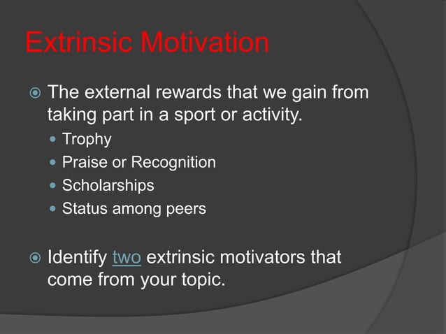 Intro to sports psychology, motivation, & goal setting | PPTX | Track ...