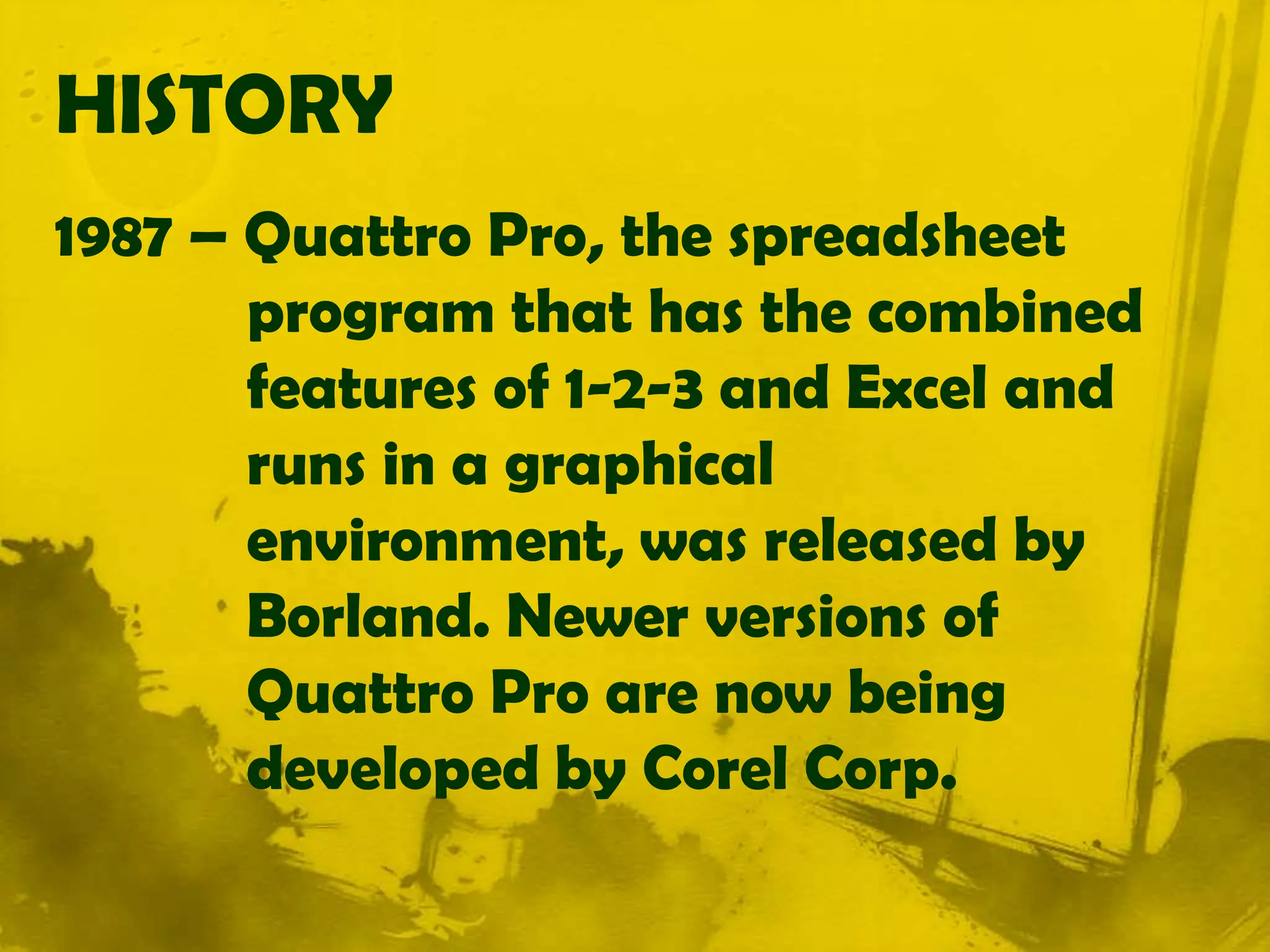 Intro to spreadsheet | PPTX