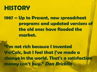 Intro to spreadsheet | PPTX