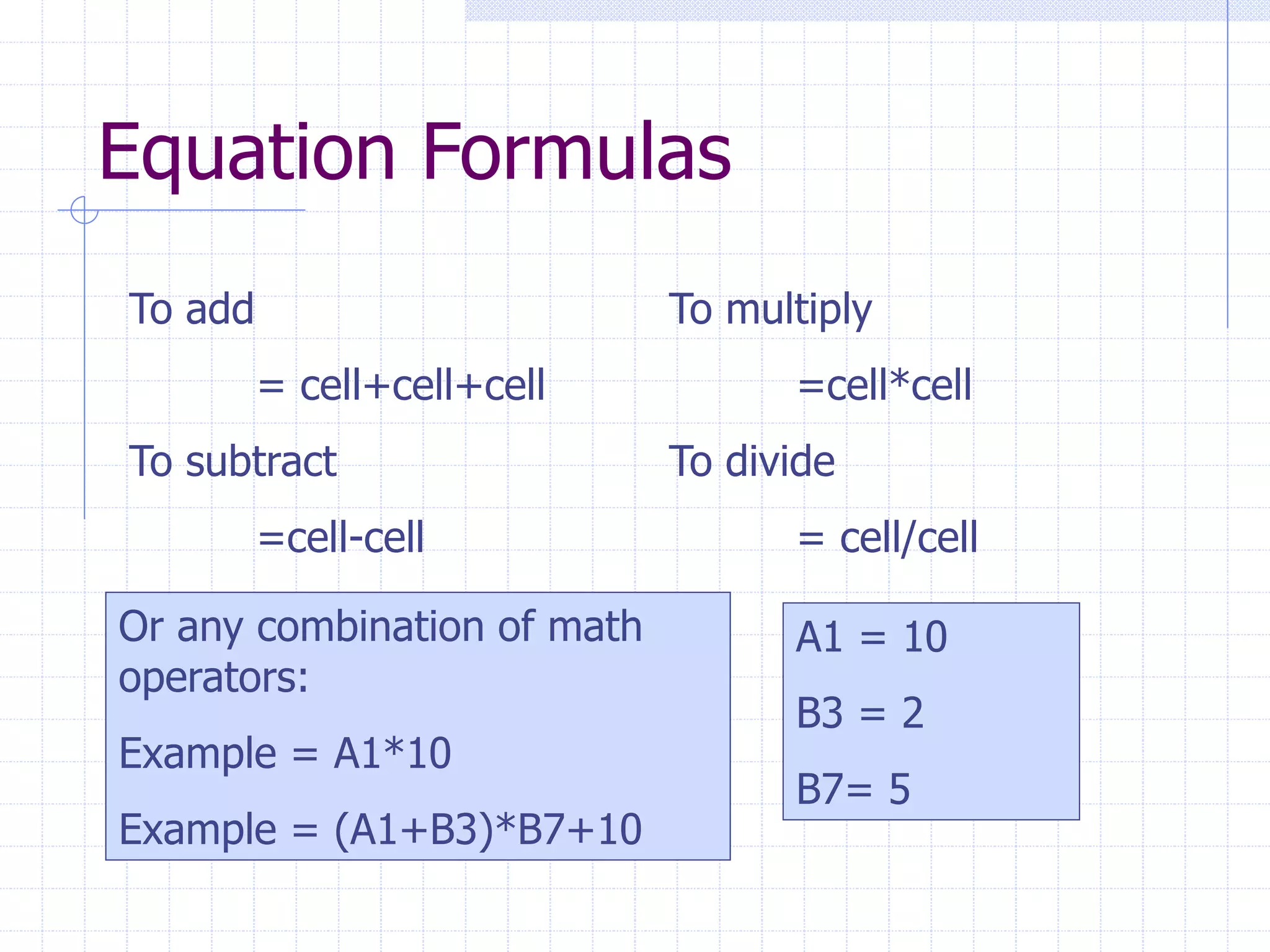 IntrotoSpreadsheets.ppt | Free Download