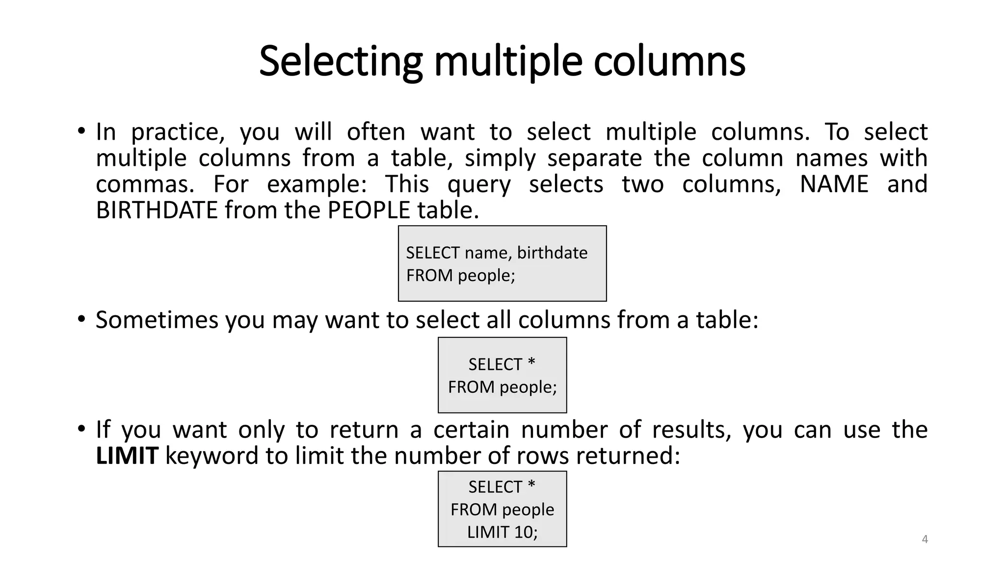Introduction to SQL | PPTX
