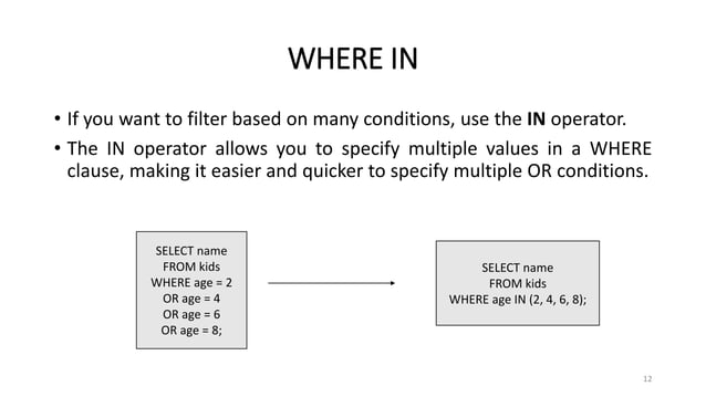 Introduction to SQL | PPTX | Databases | Computer Software and Applications
