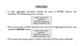 Introduction to SQL | PPTX