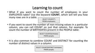 Introduction to SQL | PPTX
