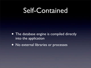 Introduction to SQLite: The Most Popular Database in the World | PPT