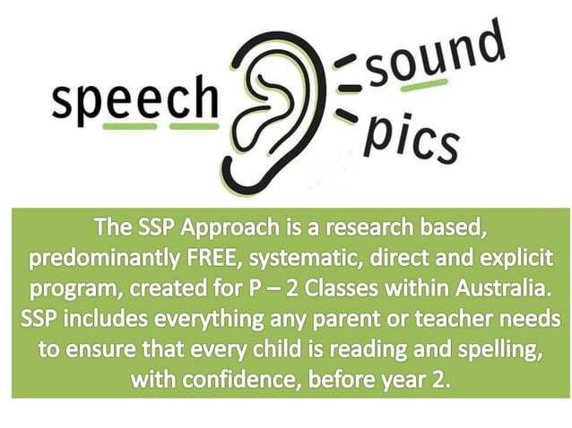 Updated whole day SSP (Speech Sound Pics) Training Workshop (6 hour) | PPT