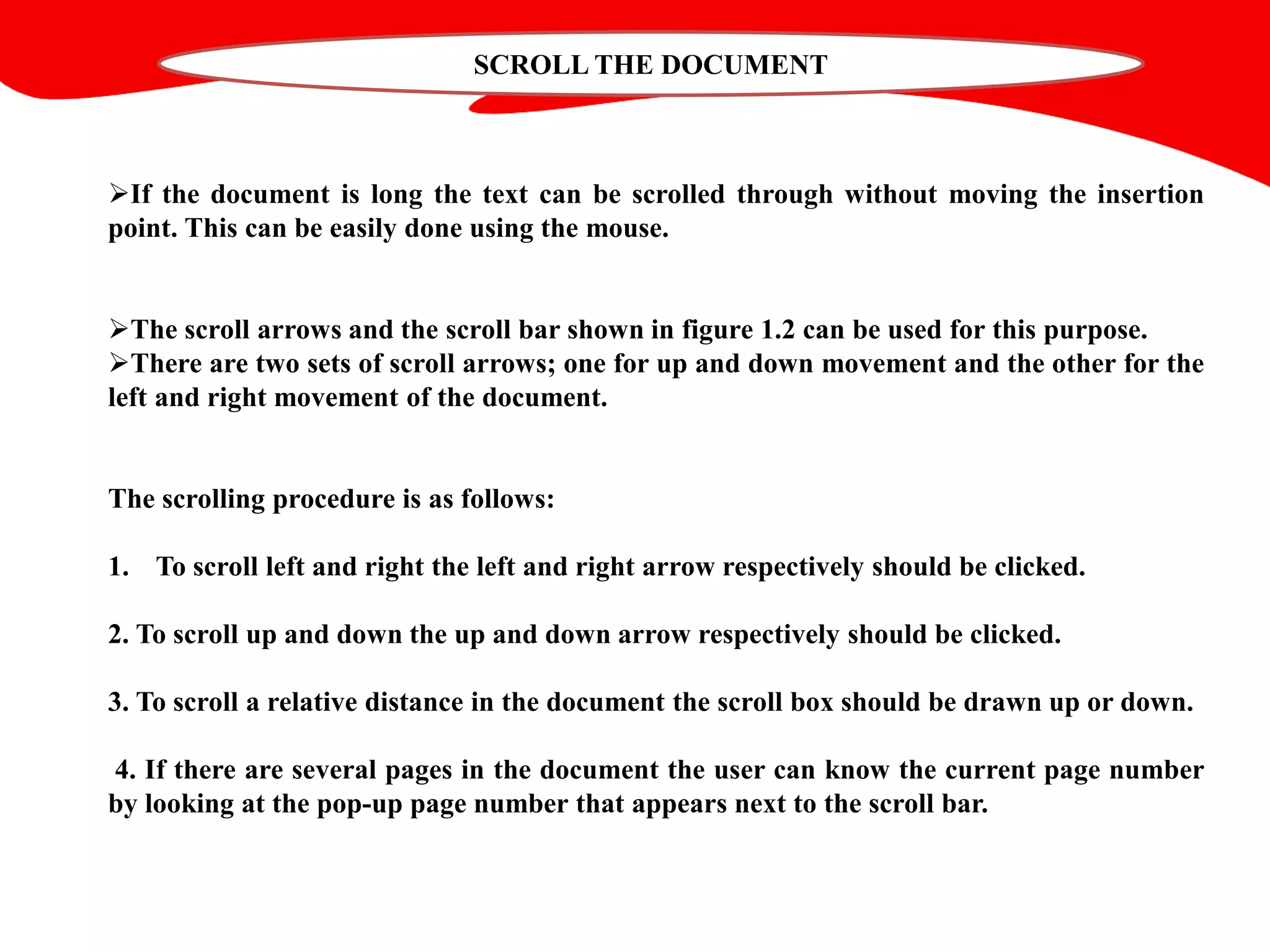 Scroll the Document - R.D.Sivakumar | PPTX | Computing | Technology & Computing